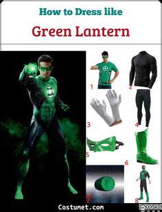 Become A Hero With The Green Lantern Costume Diy Green Lantern
