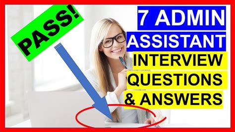 7 Admin Assistant Interview Questions And Answers Pass