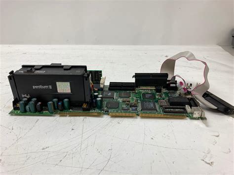 Circuit Board With Pentium Ii Microprocessor And Multiple Adapters