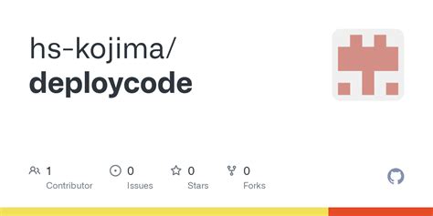 Github Hs Kojima Deploycode