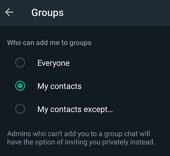 How To Stop People From Adding You To WhatsApp Groups