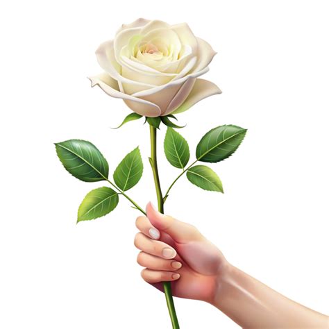 Single Stem Rose Png