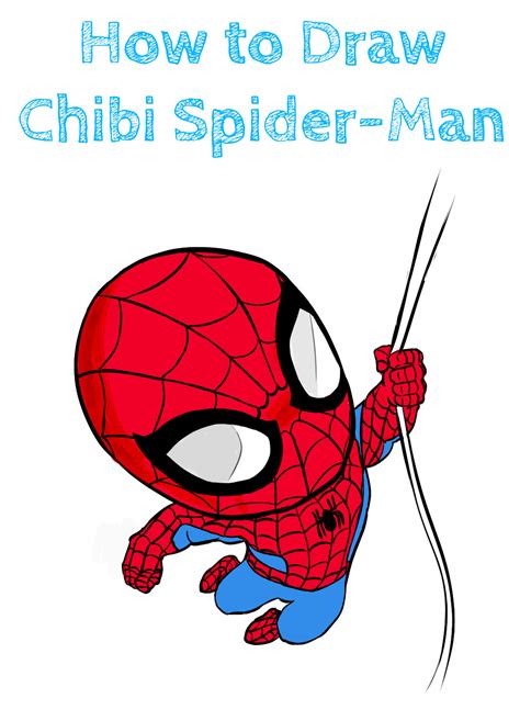 How To Draw Chibi Spider Man How To Draw Easy