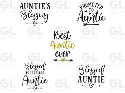 Auntie Svg Auntie Svg Bundle Aunt Svg Aunt Bundle Auntie Etsy