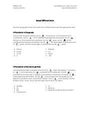 Sexual Differentiation Worksheet Pdf WSBIOL 350 Creative Activity Sex Differences In The Life