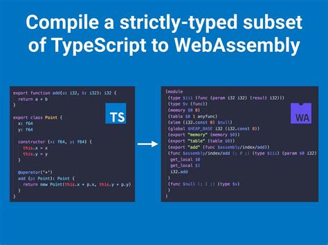 The State Of Assemblyscript 2018 Speaker Deck