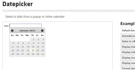Datepicker Jquery Plugins For Web Developer