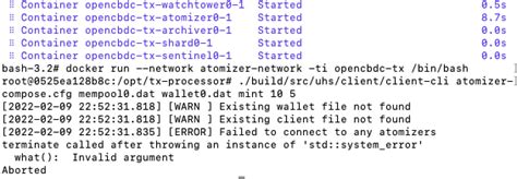 [error] Failed To Connect To Any Atomizers At Setup Test Wallets And Test Them · Issue 43 · Mit