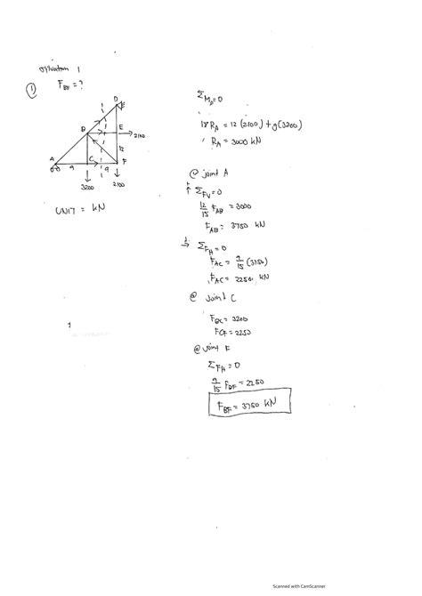 SOLUTION Structural Theory Problem Set Studypool