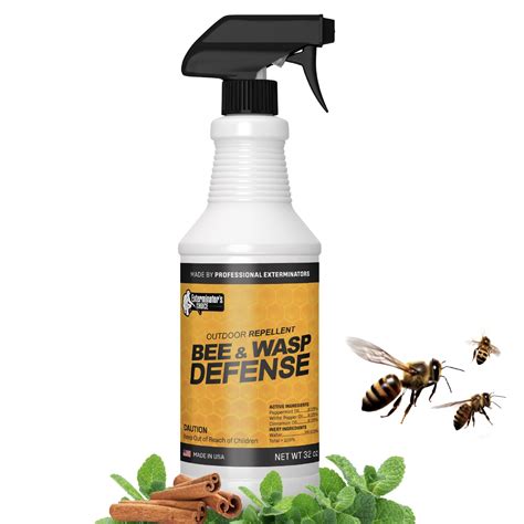 Buy Exterminators Choice Bee Wasp Defense 32 Ounce Spray Repels Most Types Of Bees Wasps