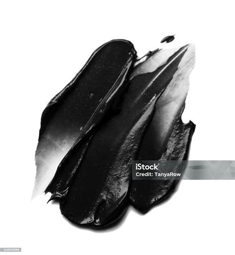 텍스처 배경에 블랙 슬라이드 필 오프 화장품 바디 또는 페이스 젤 크림 마스크 각질제거에 대한 스톡 사진 및 기타 이미지
