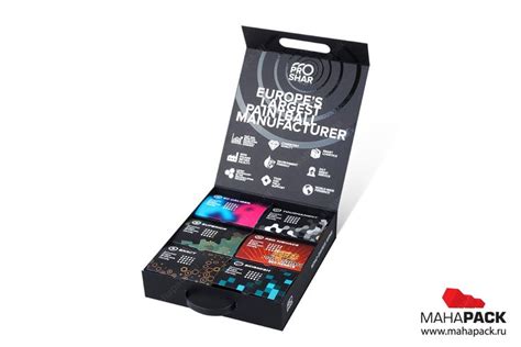 Кашированная коробка трансформер с клапаном на магните для пейнтбольных шариков под заказ