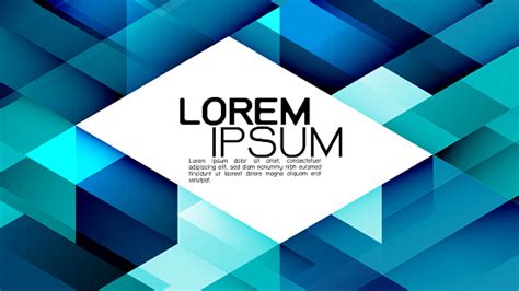 혼합 기하학적 템플릿과 흰색 배경과 텍스트의 중심 공간에 현대 겹치는 추상 그라데이션 파란색 배경 벡터 일러스트레이션 0명에 대한 스톡 벡터 아트 및 기타 이미지 Istock