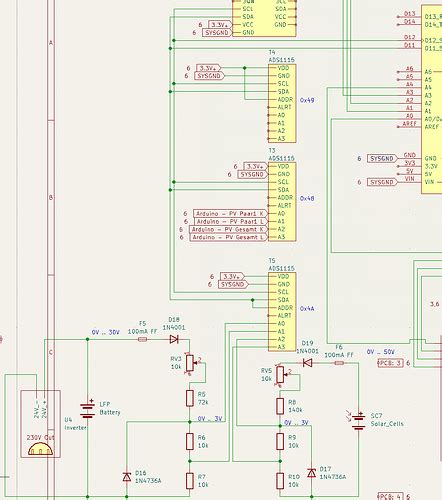 Ads1115 Problems While Measuring Battery And Solar Panel Voltage