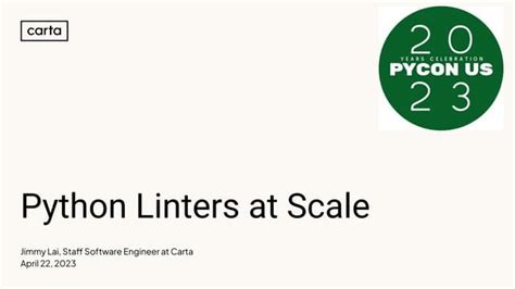 Python Linters At Scalepdf
