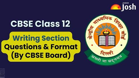 Cbse Class 12 English Writing Section Formats And Questions 2025 Pdf