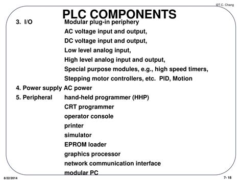 Ppt Chapter 7 Programmable Logic Controller Powerpoint Presentation Id3406542
