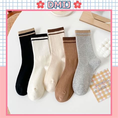 Tất Nữ Cổ Cao Phong Cách Vintage Hàn Quốc Nhiều Màu Vớ Nữ Cổ Cao Họa Tiết đáng Yêu Shopee Việt Nam