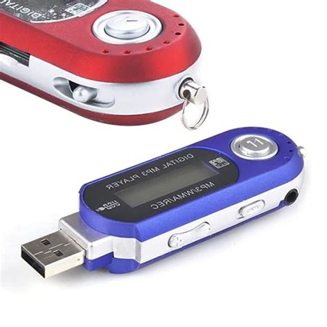 Usb Lcd Screen Flash Drive 32gb Support Tf Card Slot Mp3 Player Mini