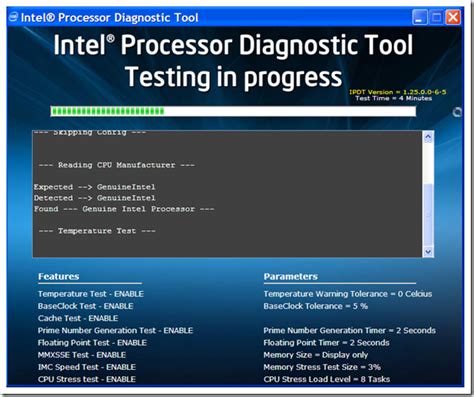 An Official Tool To Diagnose And Test Your Intel Processor Next Of Windows