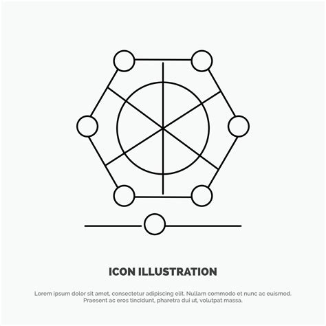 Machine Learning Language Data Line Icon Vector 13219020 Vector Art At