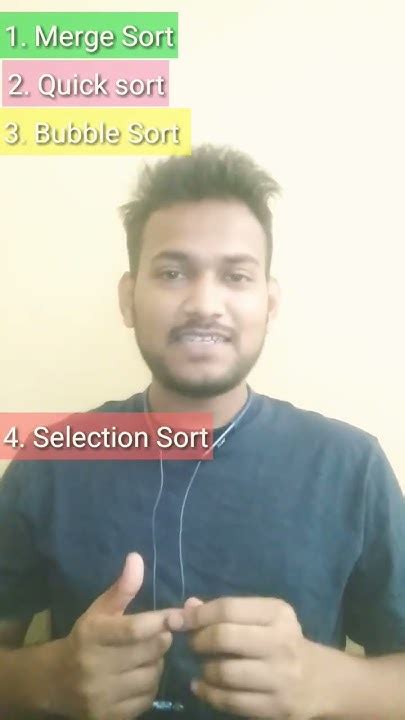 Top 10 Most Important Sorting Algorithm Algorithm Sorts Shortsvideo Developers Programmer