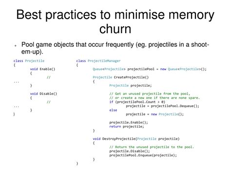 Ppt Best Practices To Minimize Memory Churn In C With Examples Powerpoint Presentation Id