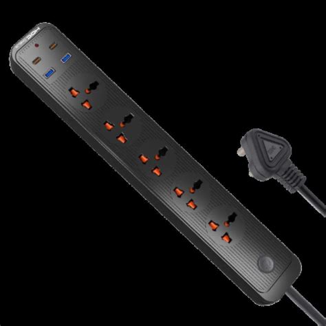 3 Pin 2 Usb 5 Socket Hoc Power Surge Protector 3 Meters At ₹ 950piece