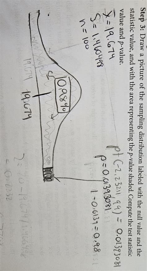 Solved Step Draw A Picture Of The Sampling Distribution Chegg