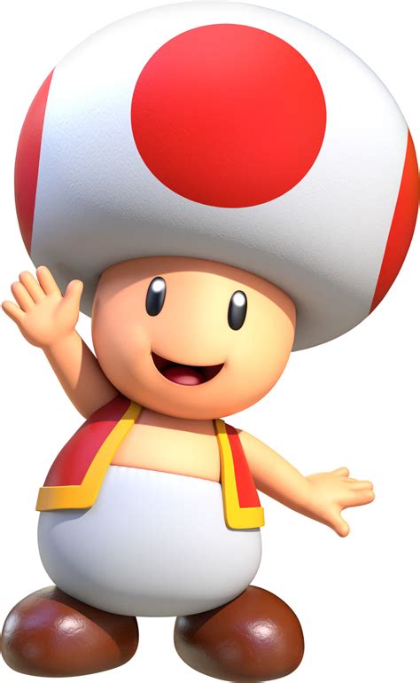 File Red Toad Smr Png Super Mario Wiki The Mario Encyclopedia