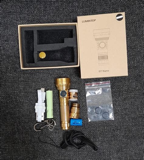 Lumintop Gt Nano Brass Sports Equipment Hiking And Camping On Carousell