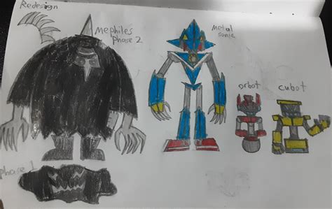 Mephiles Metal Sonic Orbot And Cubot Redesign R Sonicthehedgehog
