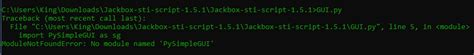 Unhandled Execution In Script · Issue 3 · Weegeeday Jackbox Sti Script