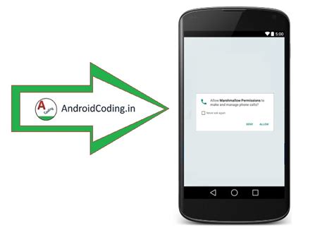 Android Marshmallow Run Time Permission Marshmallow
