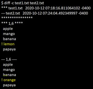 Linux Diff Command How Diff Command Works In Linux