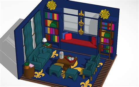 3d Design Home Library Collab Tinkercad