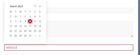 Not Able To Insert Date To Sharepoint List Item Using The Calender