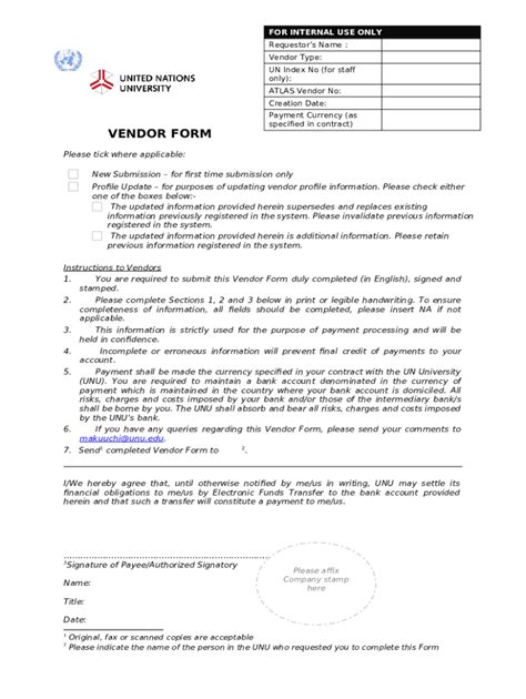 Vendor Update Request Doc Template Pdffiller