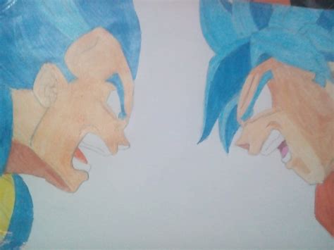 Goku ssjb vs Vegeta ssjb DRAGON BALL ESPAÑOL Amino