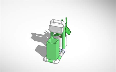 3d Design Colored Plant Watering Device Structure Tinkercad