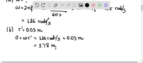 solved a disk 8 00 cm in radius rotates at a constant rate of 1200 rev