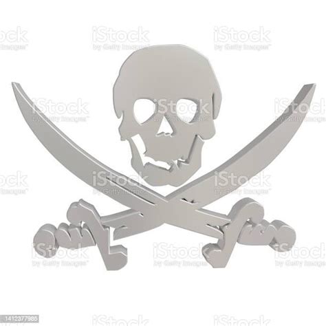 클리핑 경로가 있는 흰색 배경에 격리된 3d 그림 두개골 기호입니다 독극물에 대한 스톡 사진 및 기타 이미지 독극물 두개골