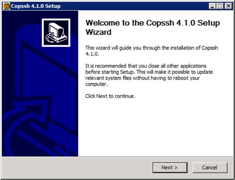 Copssh Setup Welcome The Dream Of Super Surplus Power
