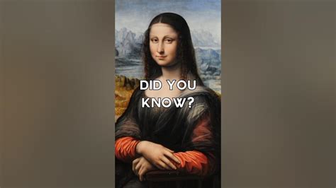 Art History Mystery Mona Lisas Eyebrows Shorts Youtube