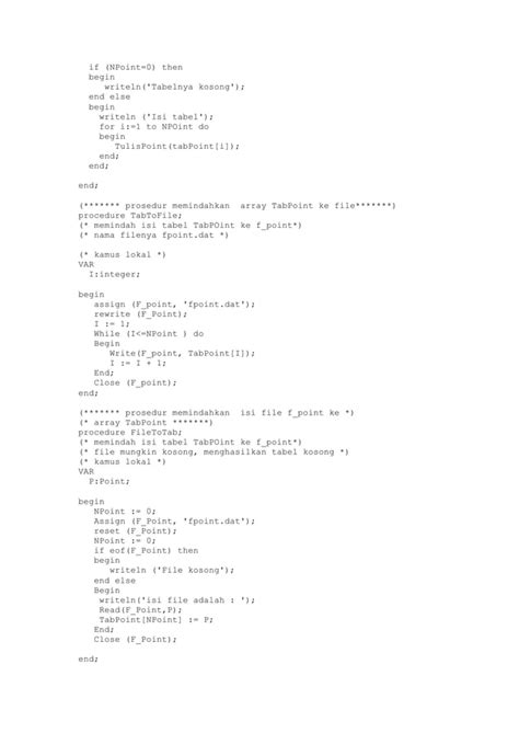 Contoh Program Pascal Pdf