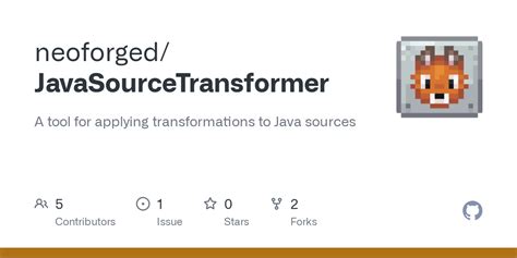 Github Neoforgedjavasourcetransformer A Tool For Applying