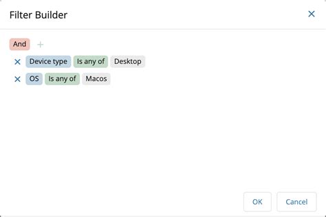 Filter Builder Use Case Examples