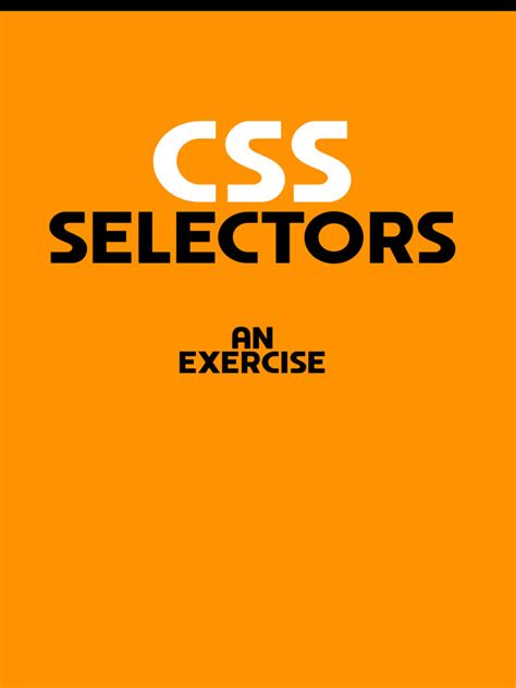 Css Exercise Pdf