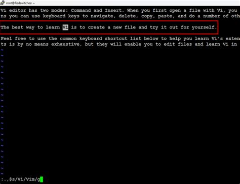 Easily Find And Replace Vim And Vi