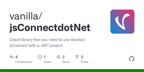 Github Vanillajsconnectdotnet Client Library Files You Need To Use Vanillas Jsconnect With